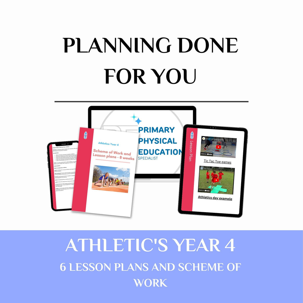 Year 4 Athletics Lesson Plans | Primary PE | Skill Development ...